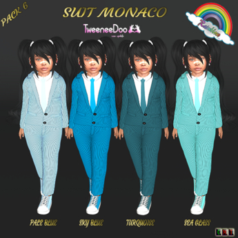 Second Life Marketplace - ((RBS)) Suit Monaco Pack 6 [Tweeneedoo]